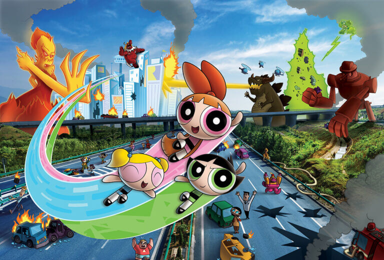 WPau / Paula Weichandt Portfolio - Powerpuff Girls - Welcome to Townsville!
